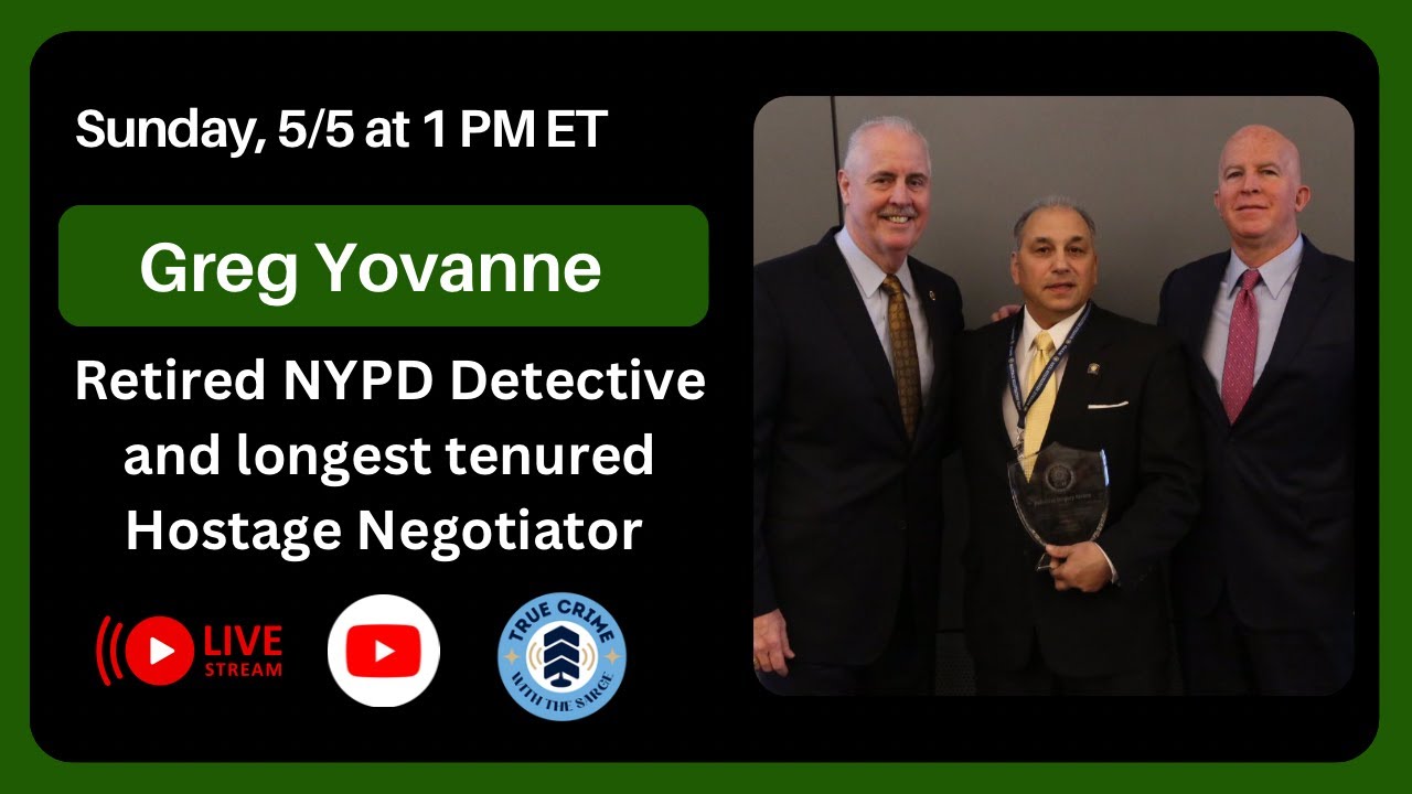 Greg Yovanne: NYPD’s Longest-Tenured Hostage Negotiator - YouTube
