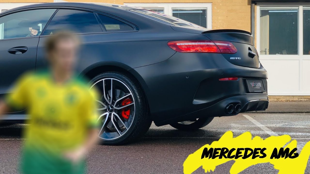 NCFC Star TODD CANTWELL Mercedes E53 - Satin Black Wrap 💛💚The ...