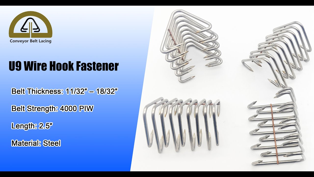CBL - U9 Wire Hook Fastener - Forest Industry Fastener, 4000 PIW - YouTube