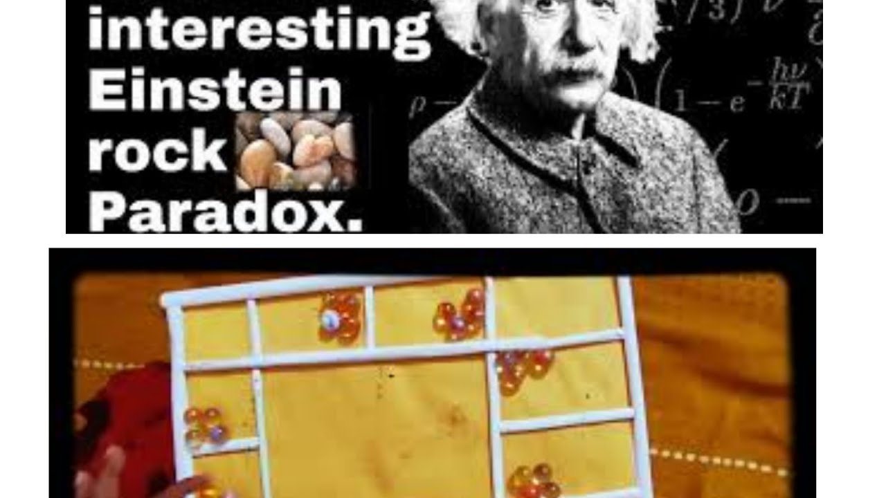 Einstein's Rock paradox. enhance you iq with fun - YouTube
