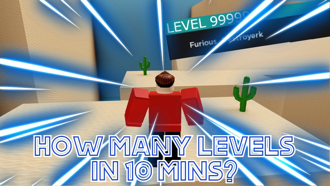 HOW MANY SPEED RUN LEVELS CAN I GET IN 10 MINUTES! (ROBLOX) - YouTube