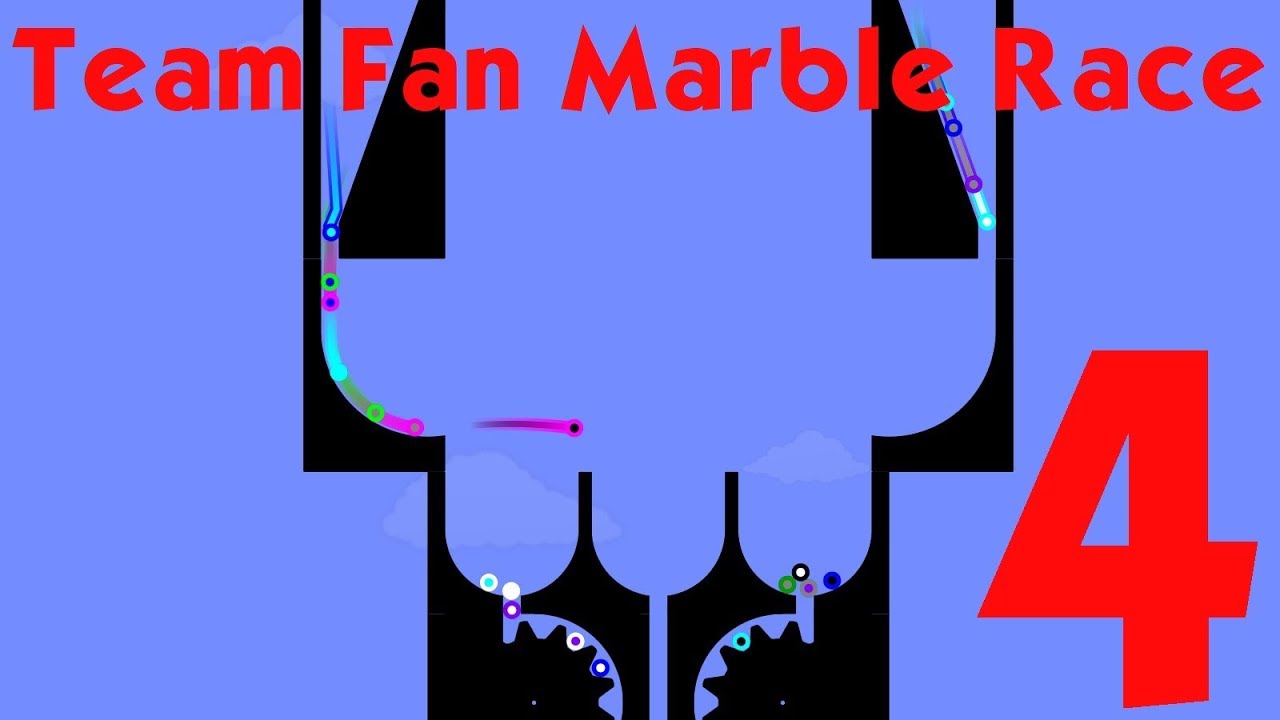 The Team Fan Marble Race Part 4 (Algodoo) - YouTube