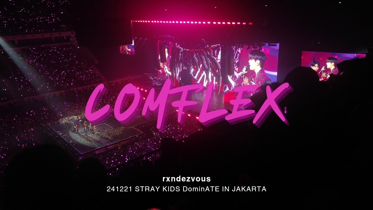 [4K] 241221 DominATE JAKARTA - COMFLEX STRAY KIDS 스트레이 키즈 FANCAM - YouTube