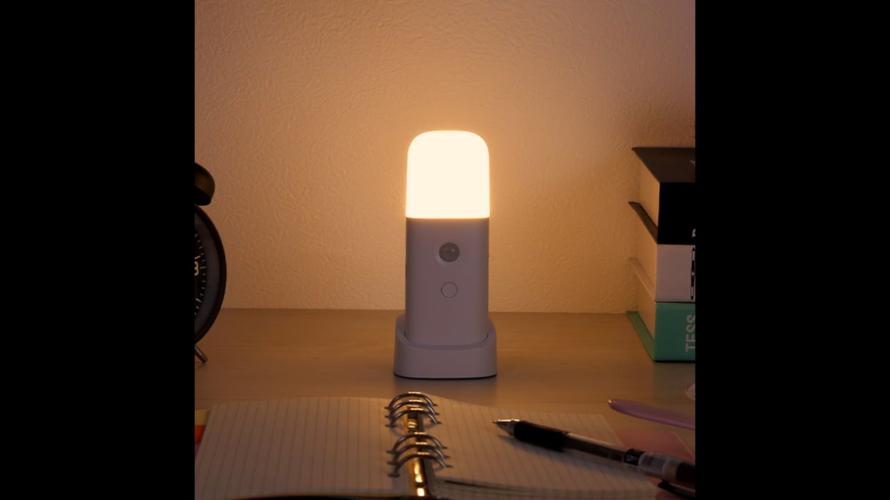 USB Rechargeable Indoor Motion Sensor SOS LED Night Light - YouTube