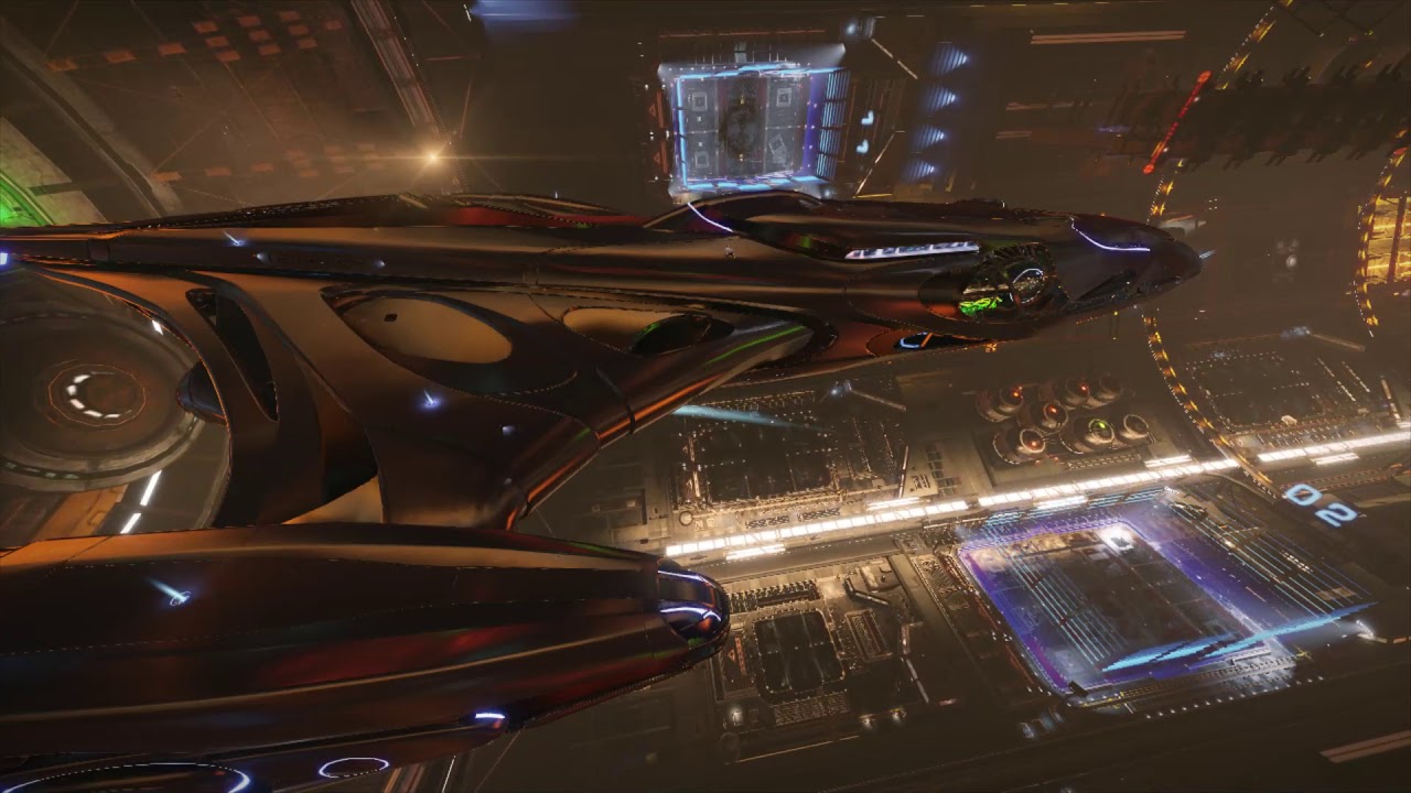 Elite Dangerous Imperial Cutter appontage 2 - YouTube