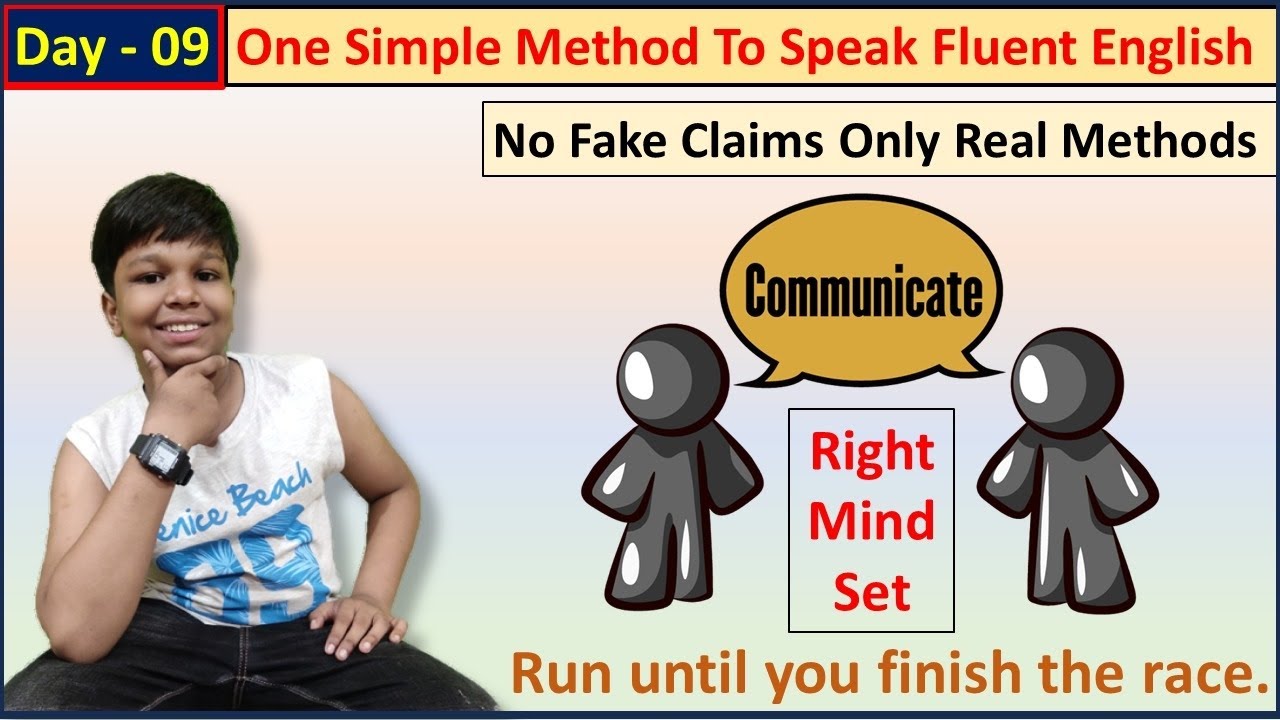 Day-09 One simple method to speak English fluently. by Master Sanidhya ...