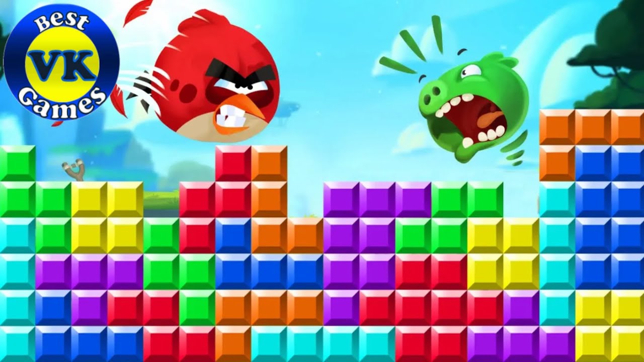 Angry Birds in Tetris The Classic Flash Game Levels 1-6 - Arcade Games ...
