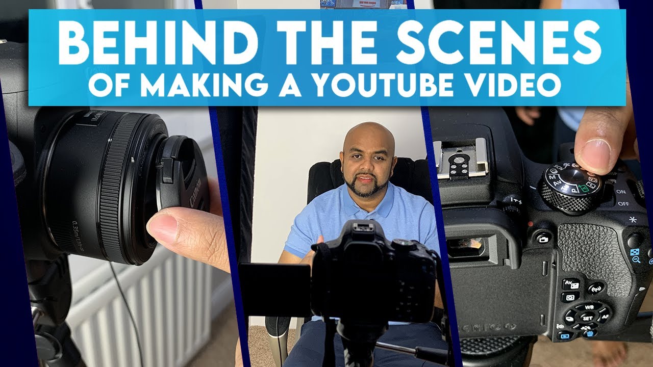 Behind-The-Scenes Of Making A YouTube Video From Start To Finish - YouTube