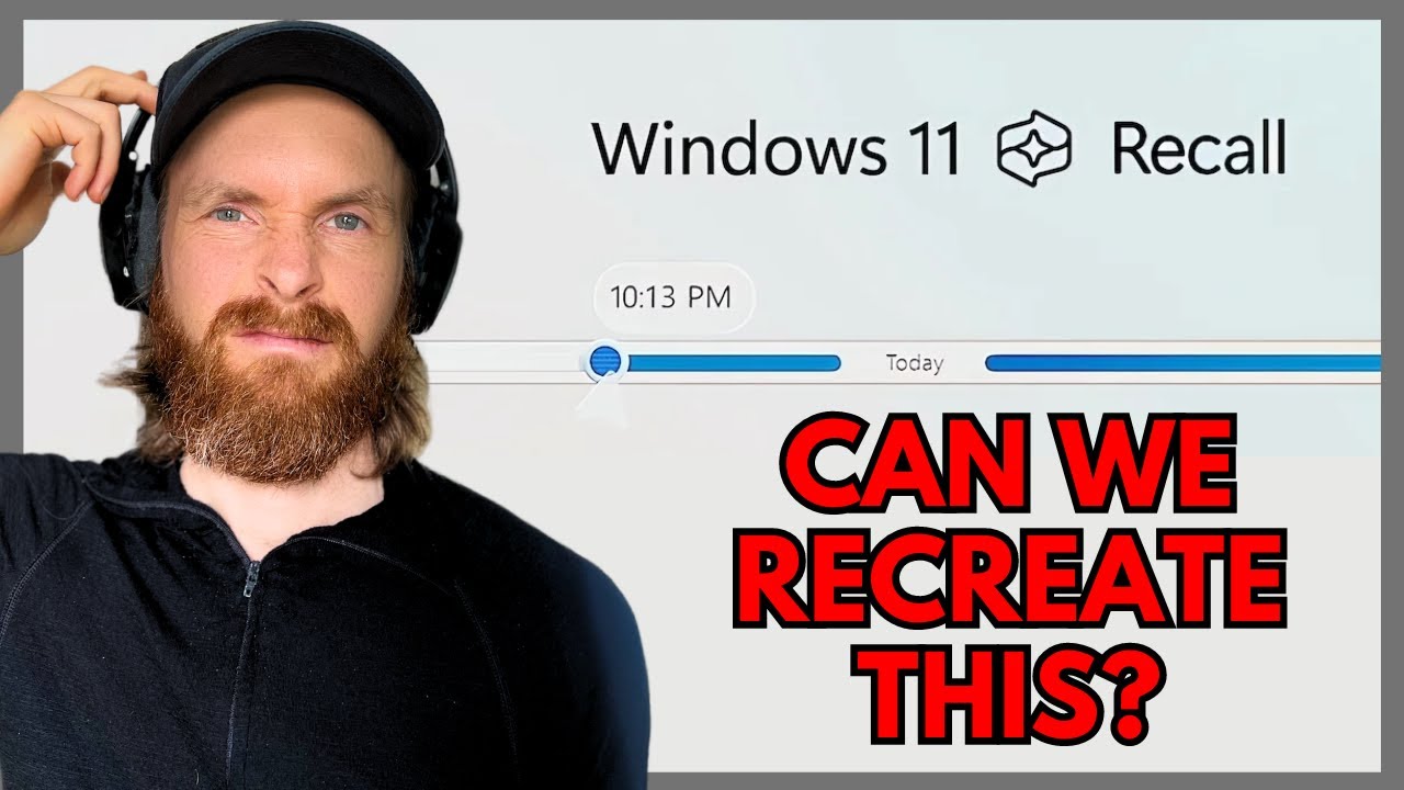 Create Your Own Microsoft Recall AI Feature with RAG? - YouTube