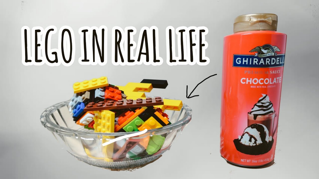 LEGO in Real Life (LEGO Ice Cream Sundae) | Stop Motion - YouTube