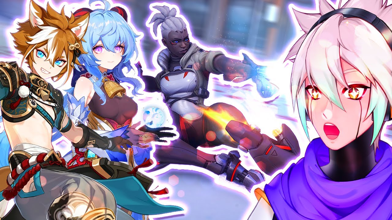 CY YU Plays Overwatch 2 W/ Genshin Impact Voice Actors Gorou & Ganyu ...