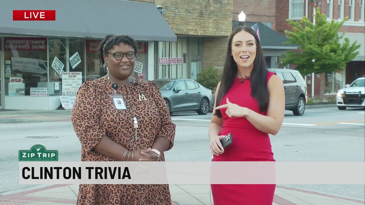 Zip Trip Clinton: Trivia with Olivia, Michelle Cunningham - YouTube