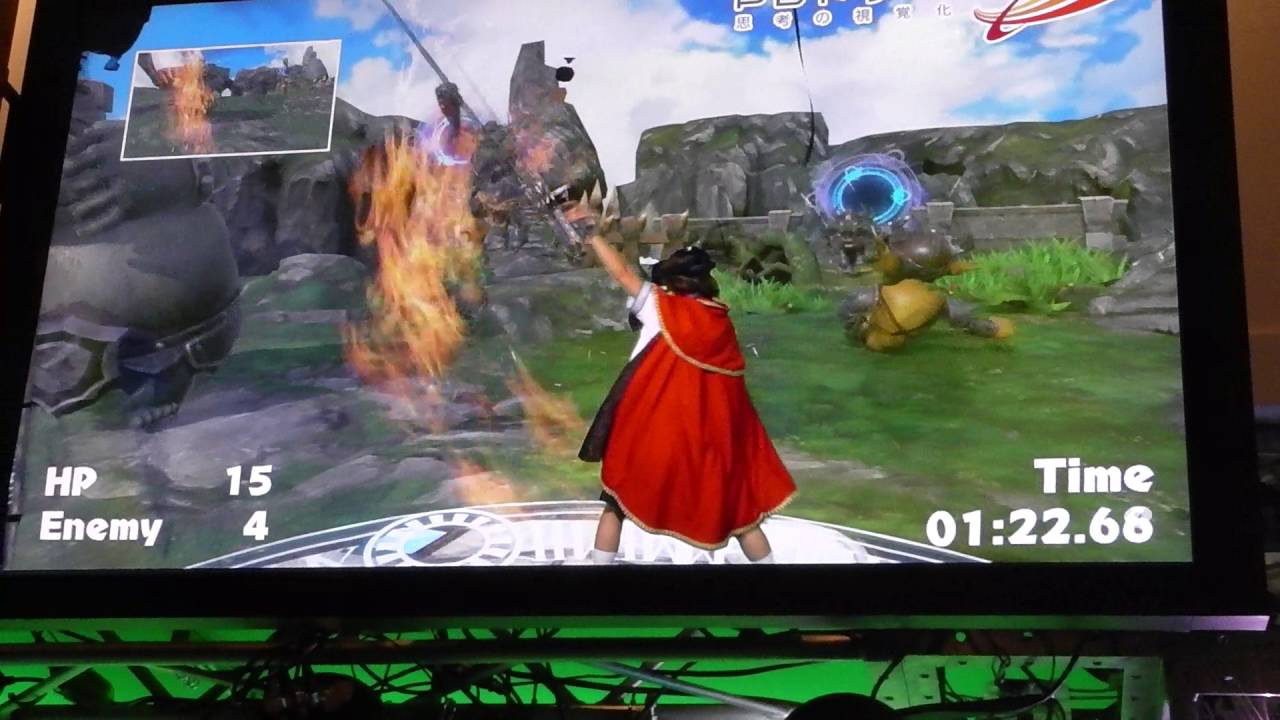 HTC Vive - VR Sword Fighting Game Demo (Tokyo Game Show 2016) - YouTube