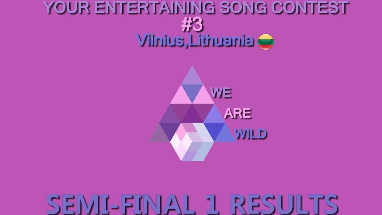Semi Final 1 Results--Your Entertaining Song Contest #3 - YouTube