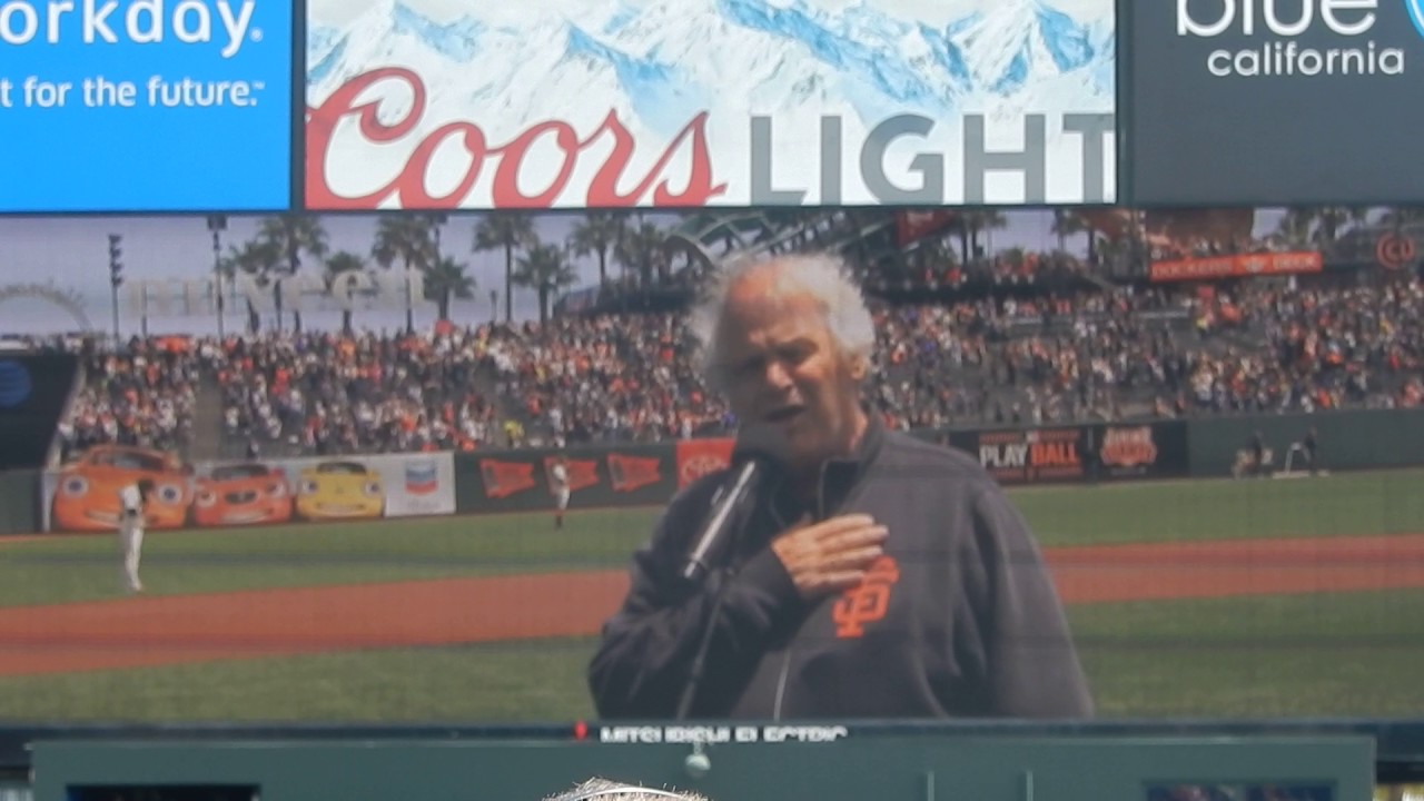 Barry "The Fish" Melton sings The National Anthem 6.25.17 - YouTube