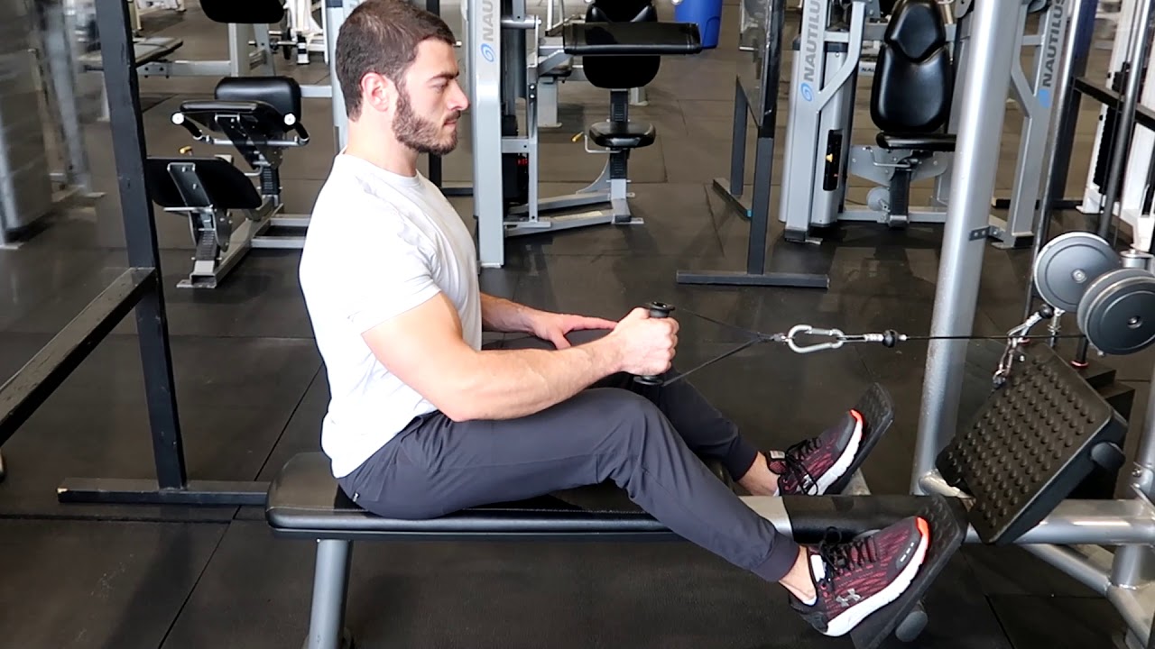 Seated Cable Row - Unilateral - Neutral-Grip - YouTube