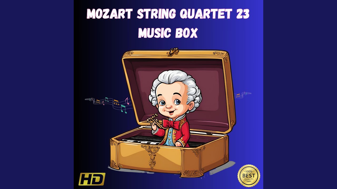 Mozart String Quartet 23 Music Box Five - YouTube
