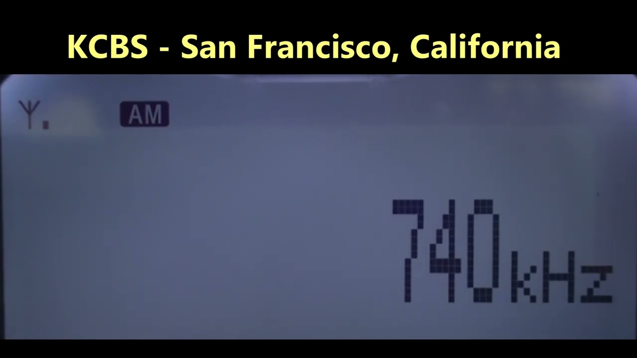 740 KCBS - San Francisco, California captada en Zapopan, México - YouTube