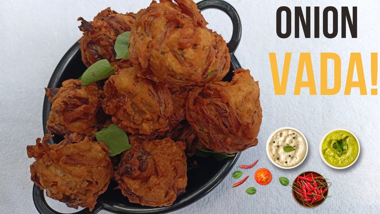 Onion vada | Ulli Vadai | Onion vada recipe | Snacks | BEST onion vadai ...