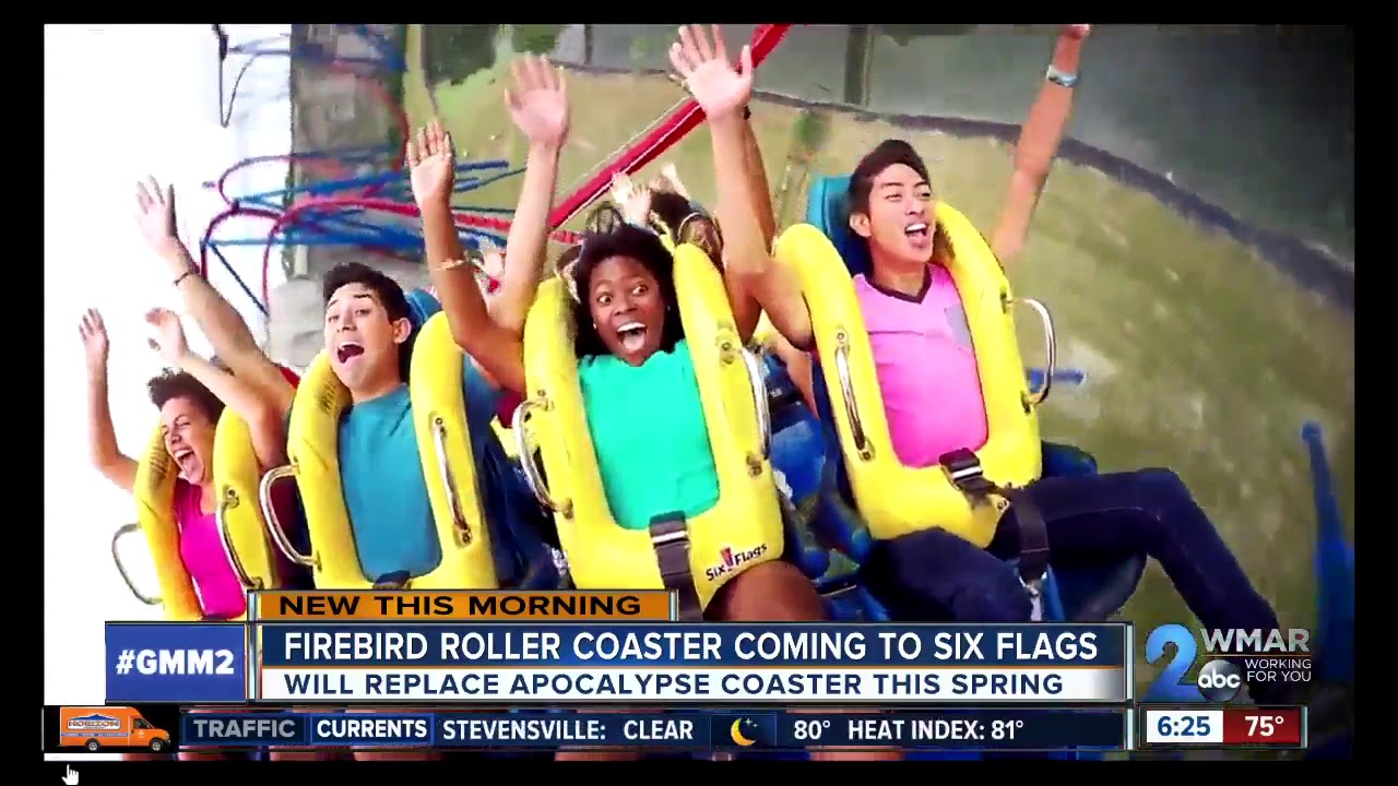 New floorless roller coaster coming to Six Flags America - YouTube