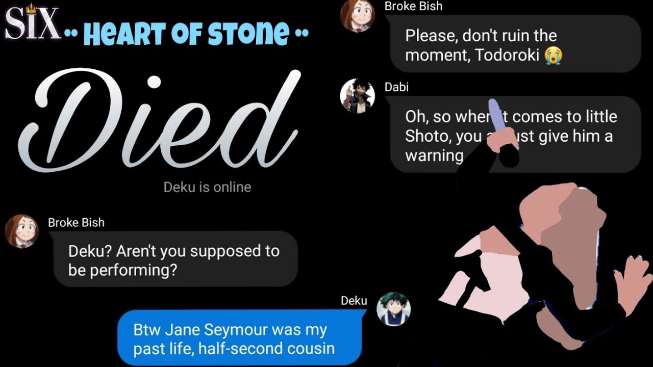 Six the Musical: Heart of Stone ||MHA x y/n|| TW: Flashing Lights《4/10 ...