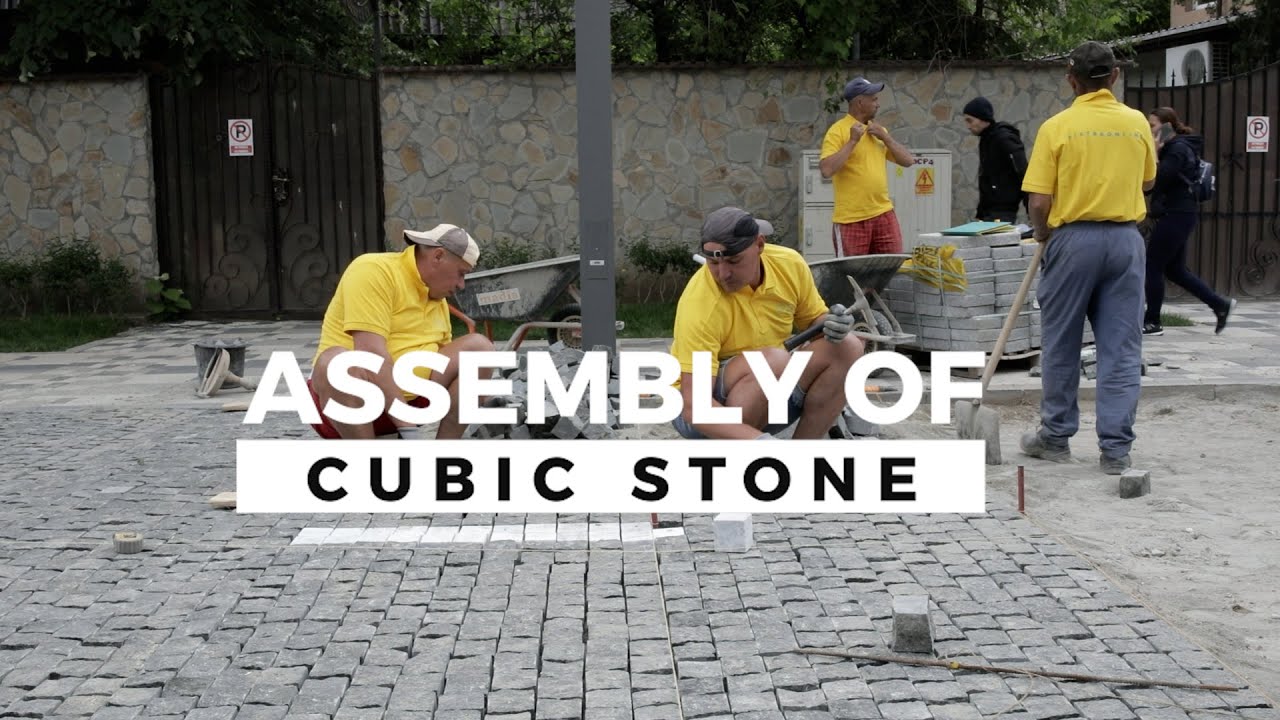 Laying Cobblestones step by step guide - DIY - YouTube