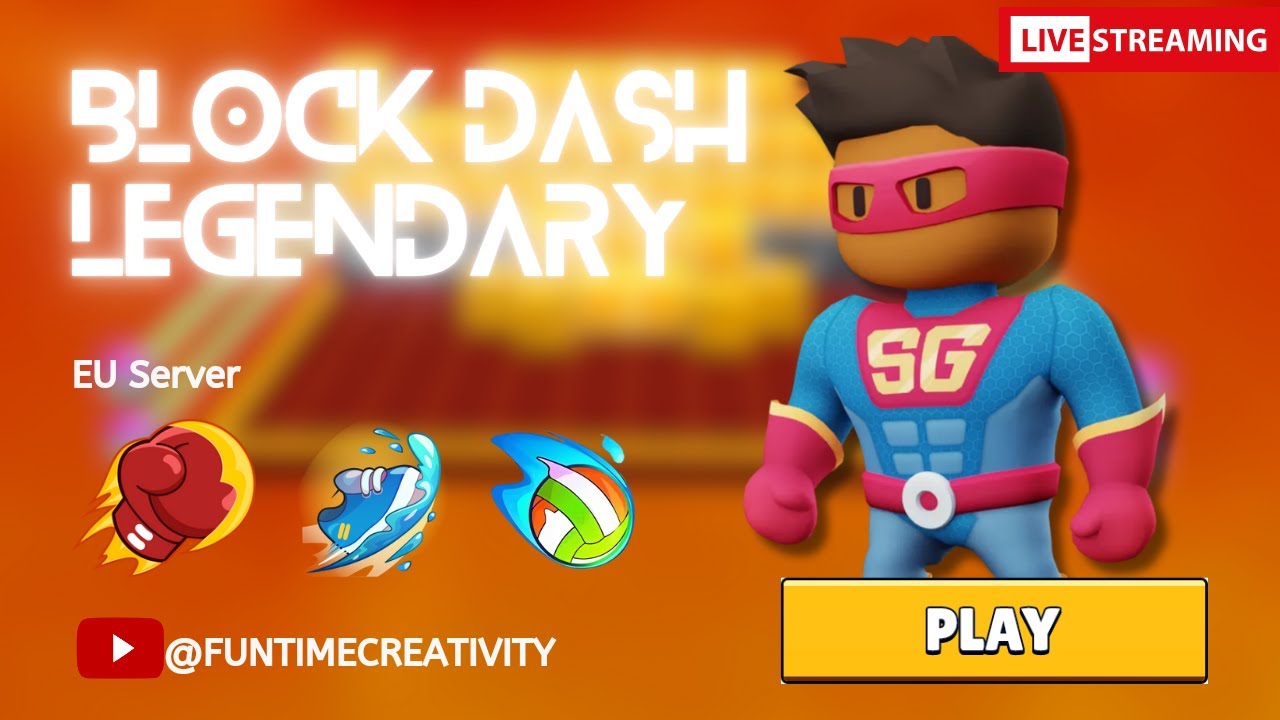 [EU]Legendary Block Dash Live #StumbleGuysLive - YouTube
