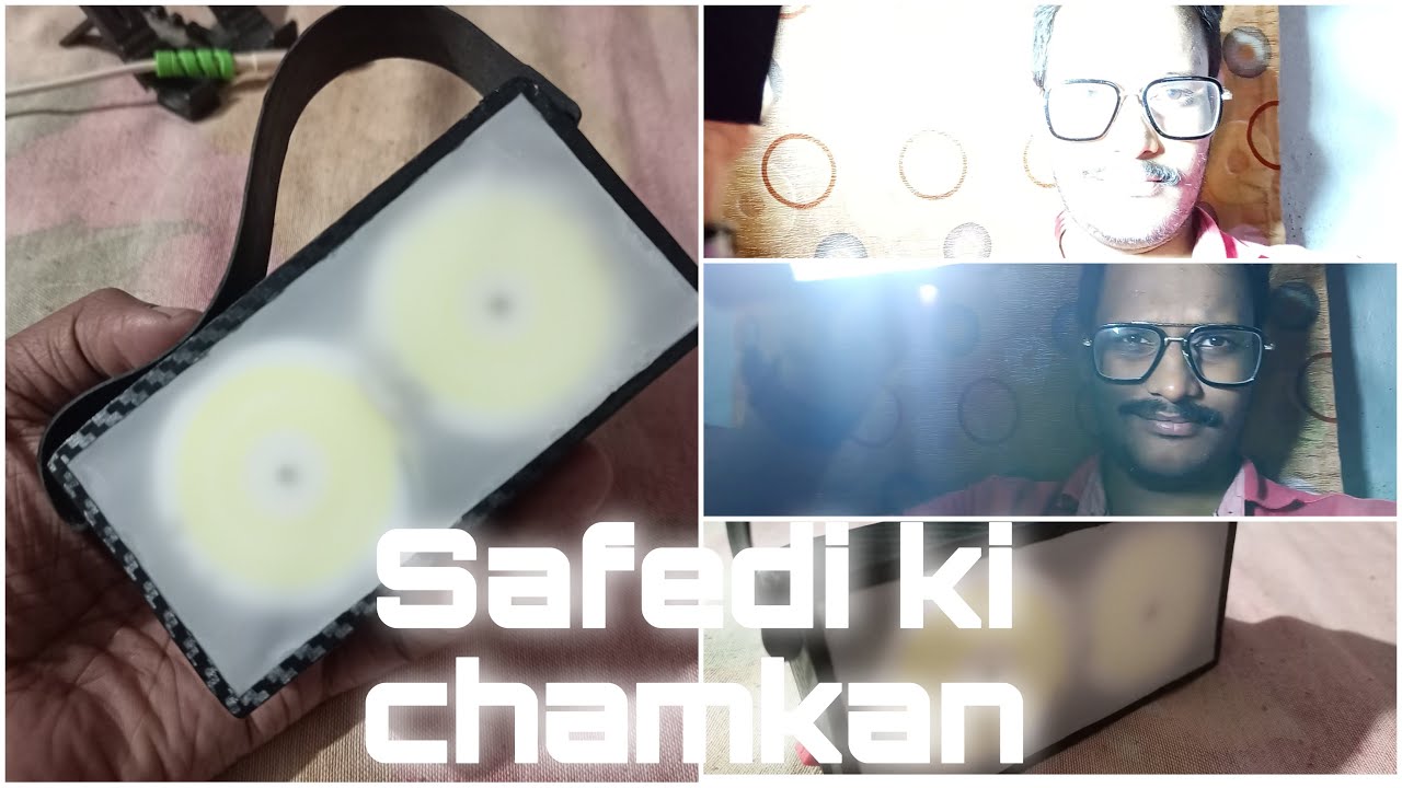 Super bright led flash light with scraps - YouTube