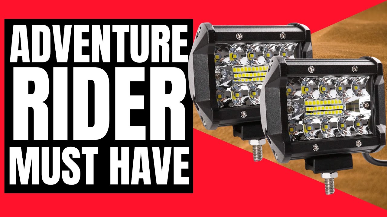 Dual Sport Off road Lights A Must For Any Adventure Rider! - YouTube