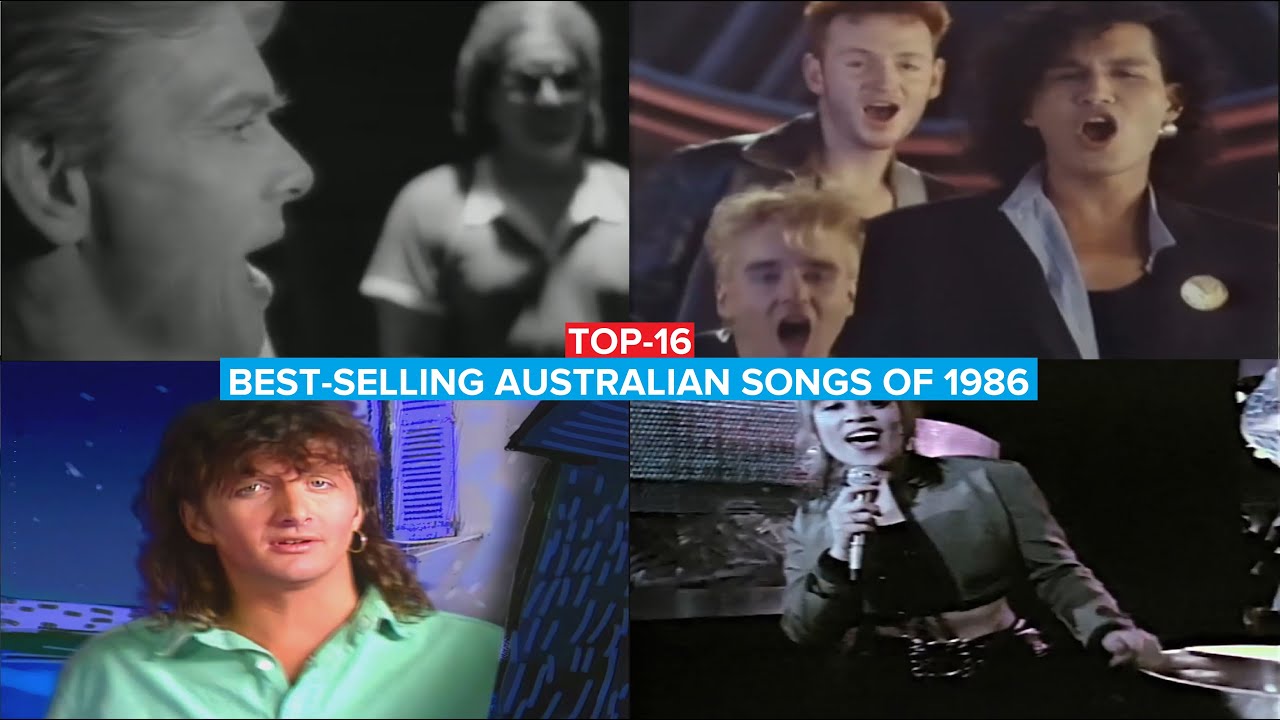 Top-16 Best-Selling Australian Songs of 1986 - YouTube