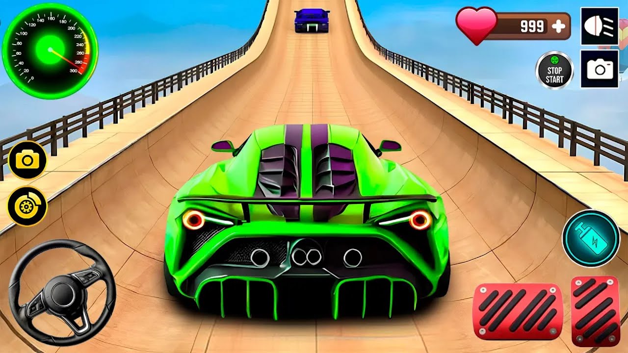 Ramp Car Racing 3D Gameplay _ Android || Ramp Car Stunts Racing Video ...