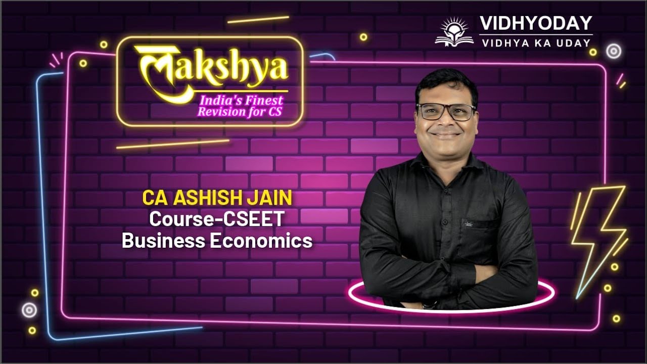 Cseet Revision Lakshya Nov22 Business Economics Youtube