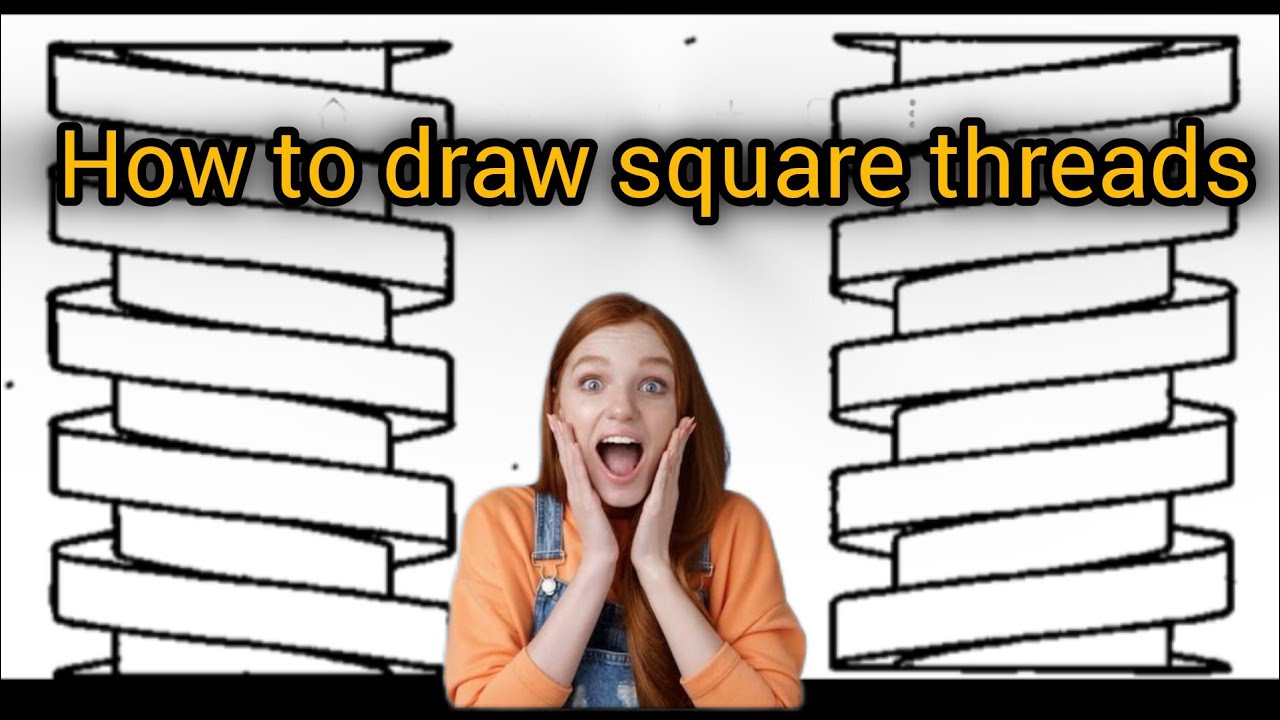 Engineering drawing n2 square thread | technical drawing | Engineering ...