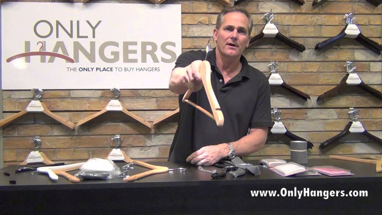 Non-Slip Clothes Hangers by Only Hangers - YouTube