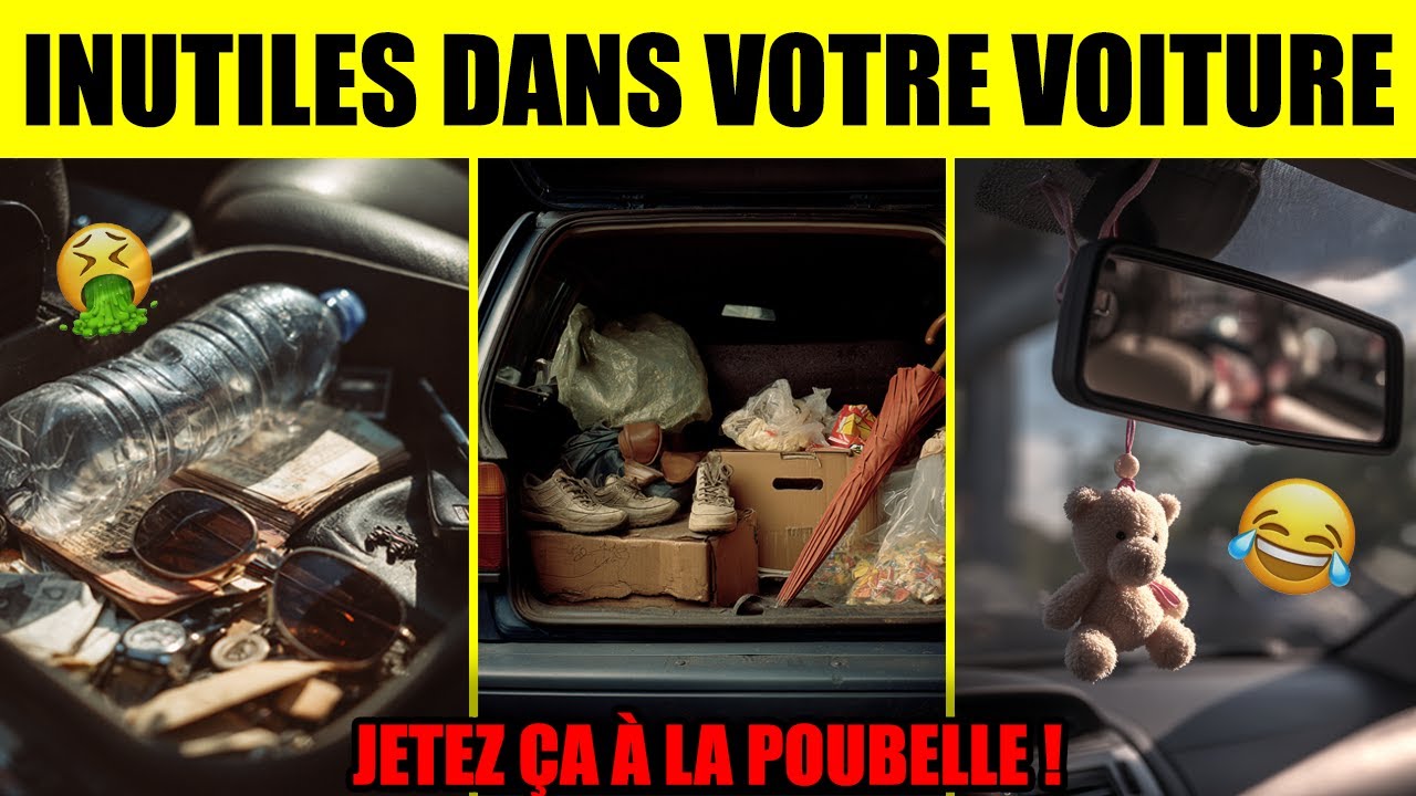 25 OBJETS INUTILES que VOUS AVEZ dans la VOITURE ! (je parie qu’il y en ...