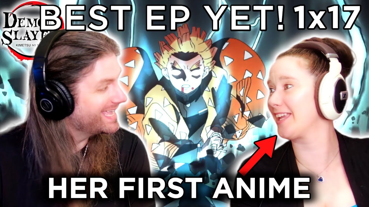 Is ZENITSU the Main Character?? | Her FIRST Anime | Demon Slayer Season ...
