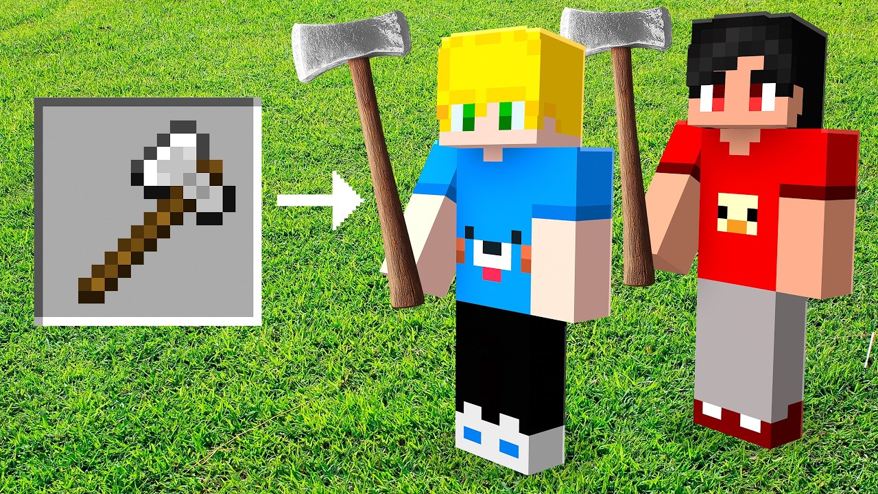 Minecraft, Mas Todos os Itens São Realistas! - YouTube