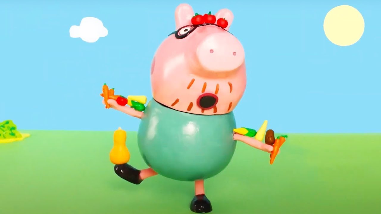 Peppa Pig at the Vegetable Market | Peppa Pig Stop Motion | Peppa Pig ...