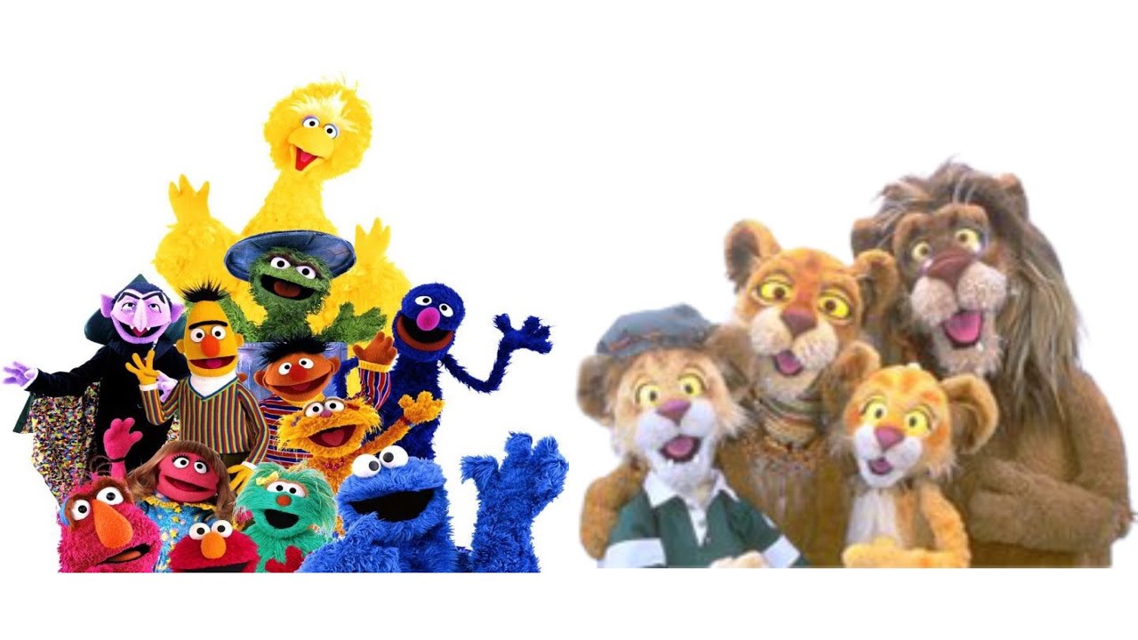 The Sesame Street Gang meets The Between The Lions Family - YouTube