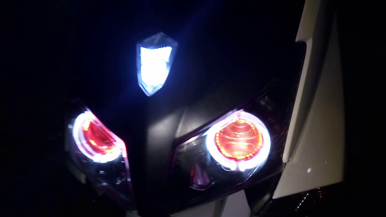 TMAX custom LED sederhana, - YouTube