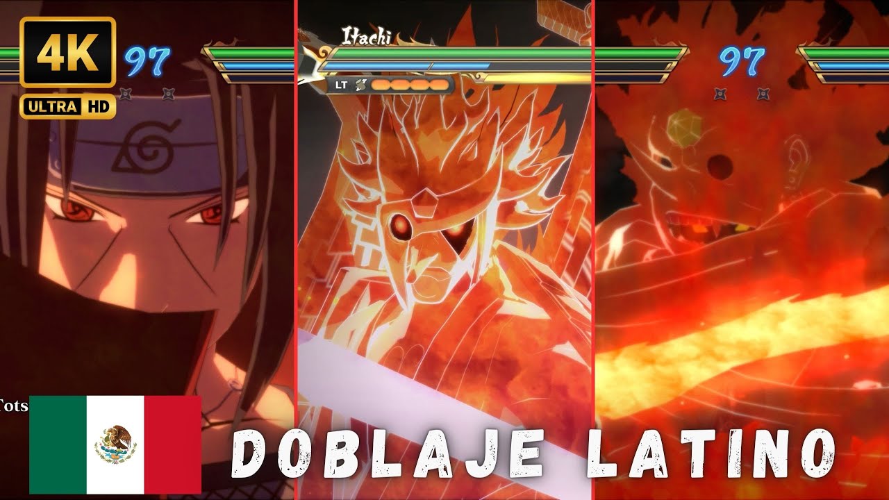 Itachi Uchiha All Ultimate Jutsu Español Latino Naruto x Boruto ...