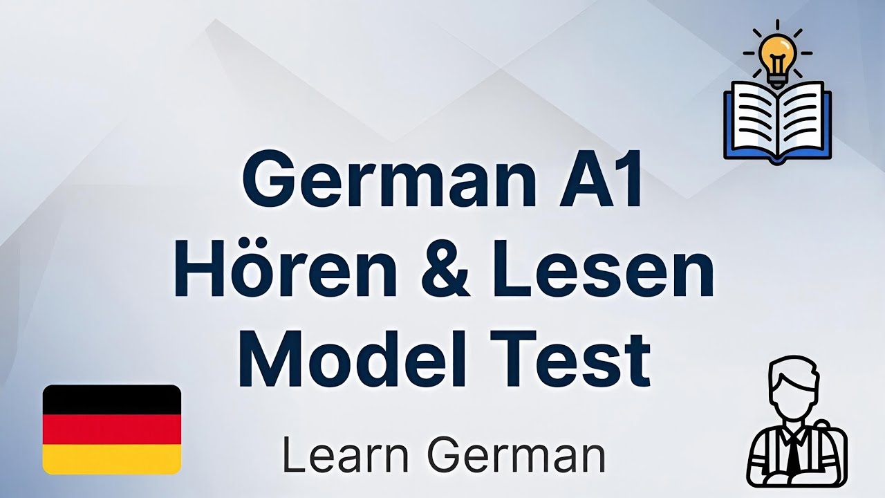German A1 Listening & Reading Model Test Hören & Lesen #149 - YouTube
