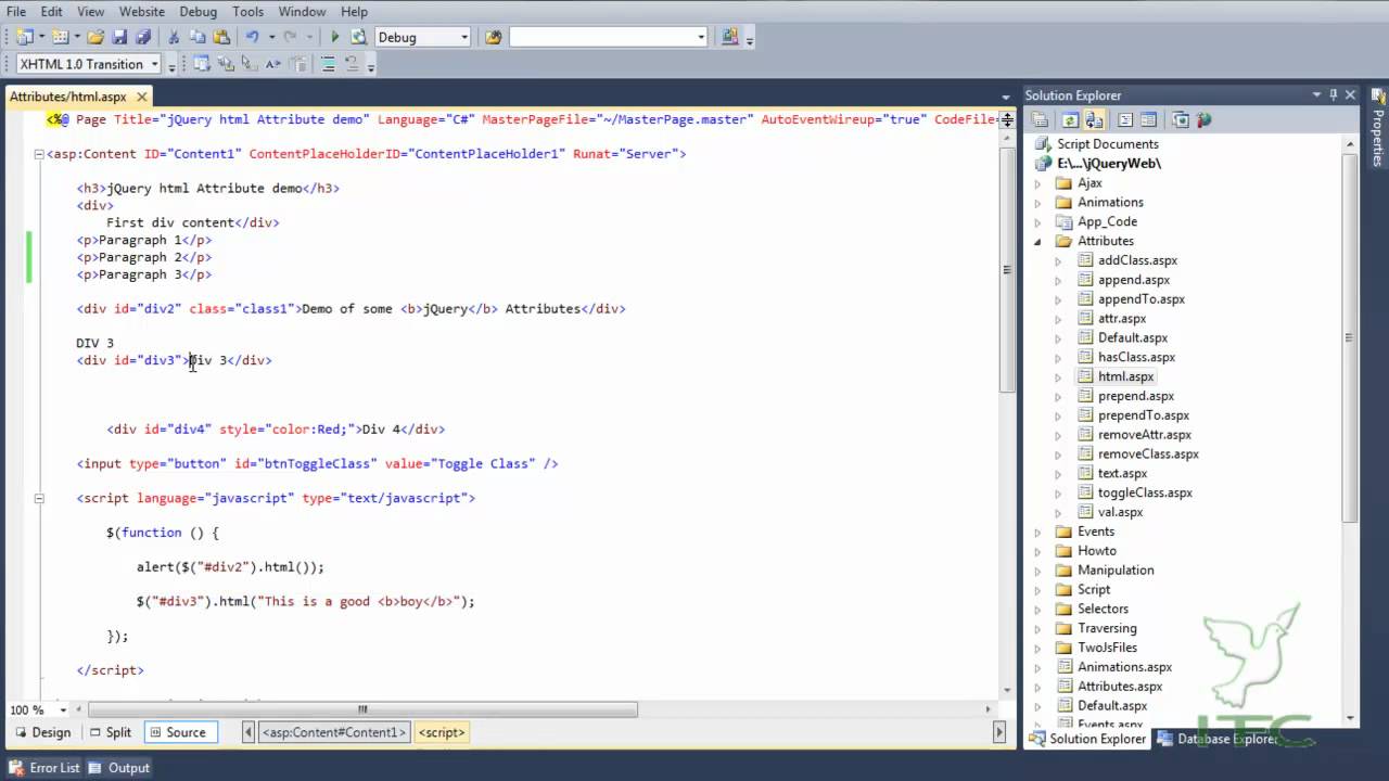 What Are The Jquery Attributes Youtube