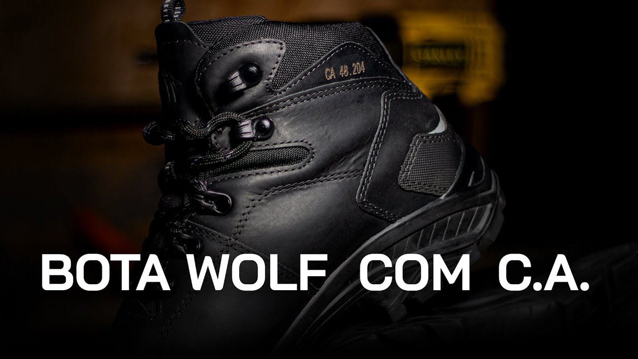 Bota Wolf One aprovada pelo Ministério do Trabalho, agora com CA. - YouTube