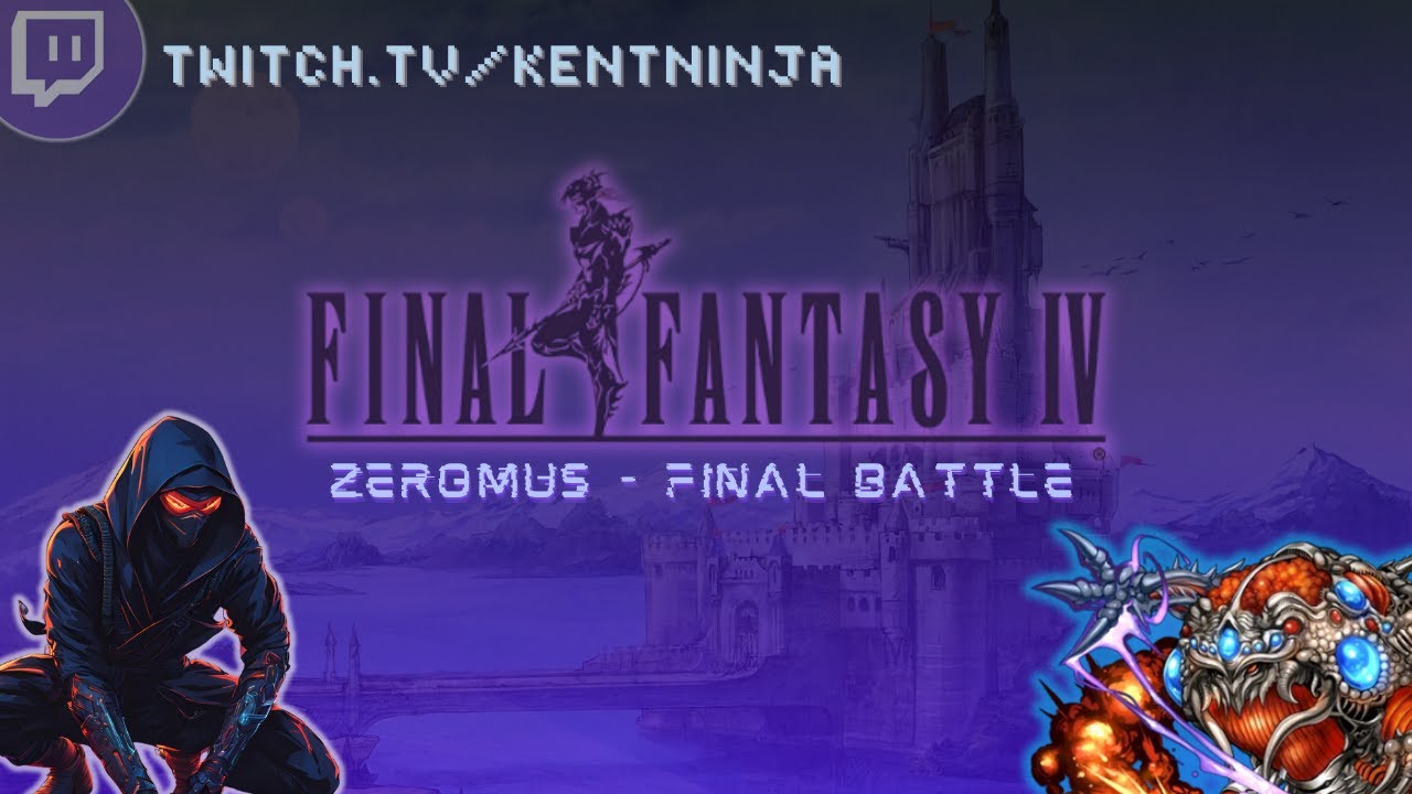 Final Fantasy IV: Zeromus FINAL boss fight + V.A - YouTube