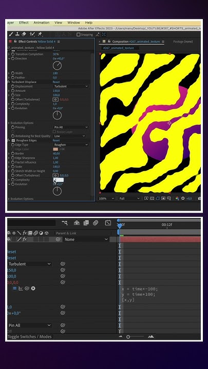 Procedural Animated Texture in After Effects | Tutorial - YouTube