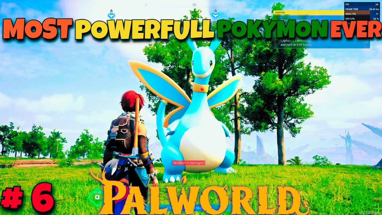 FINALLY I CAPTURED THE MOST POWERFUL POKYMON EVER | PALWORLD GAMEPLAY ...