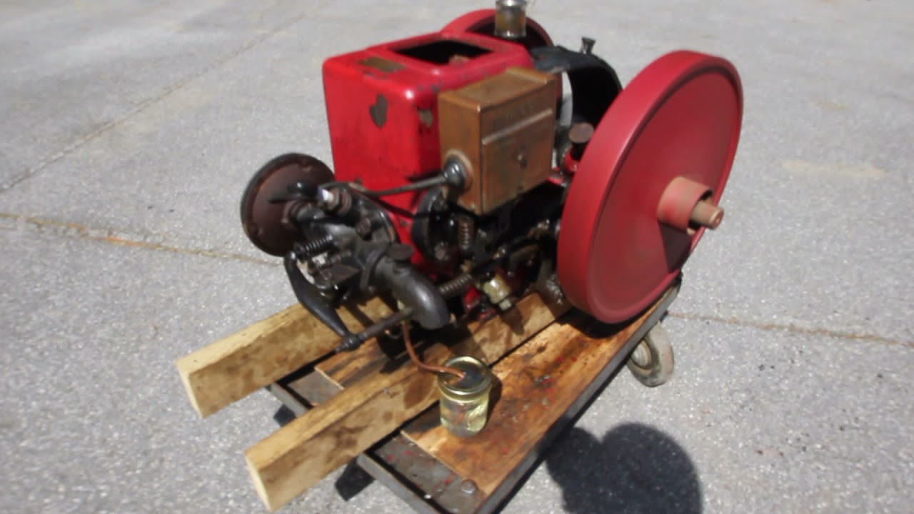 Dialing In the 1929 Fuller & Johnson 2 HP Hit & Miss Model NC Engine ...
