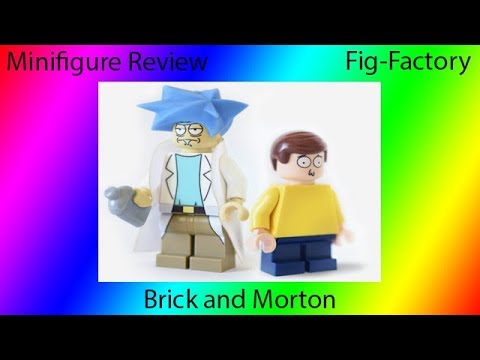 Custom Lego Minifigure Review: Fig-Factory Brick and Morton - YouTube
