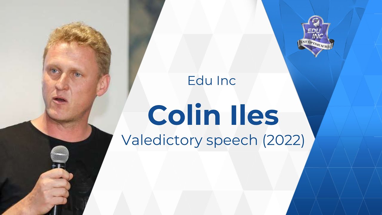 Colin Iles - Valedictory speech (2022) - YouTube